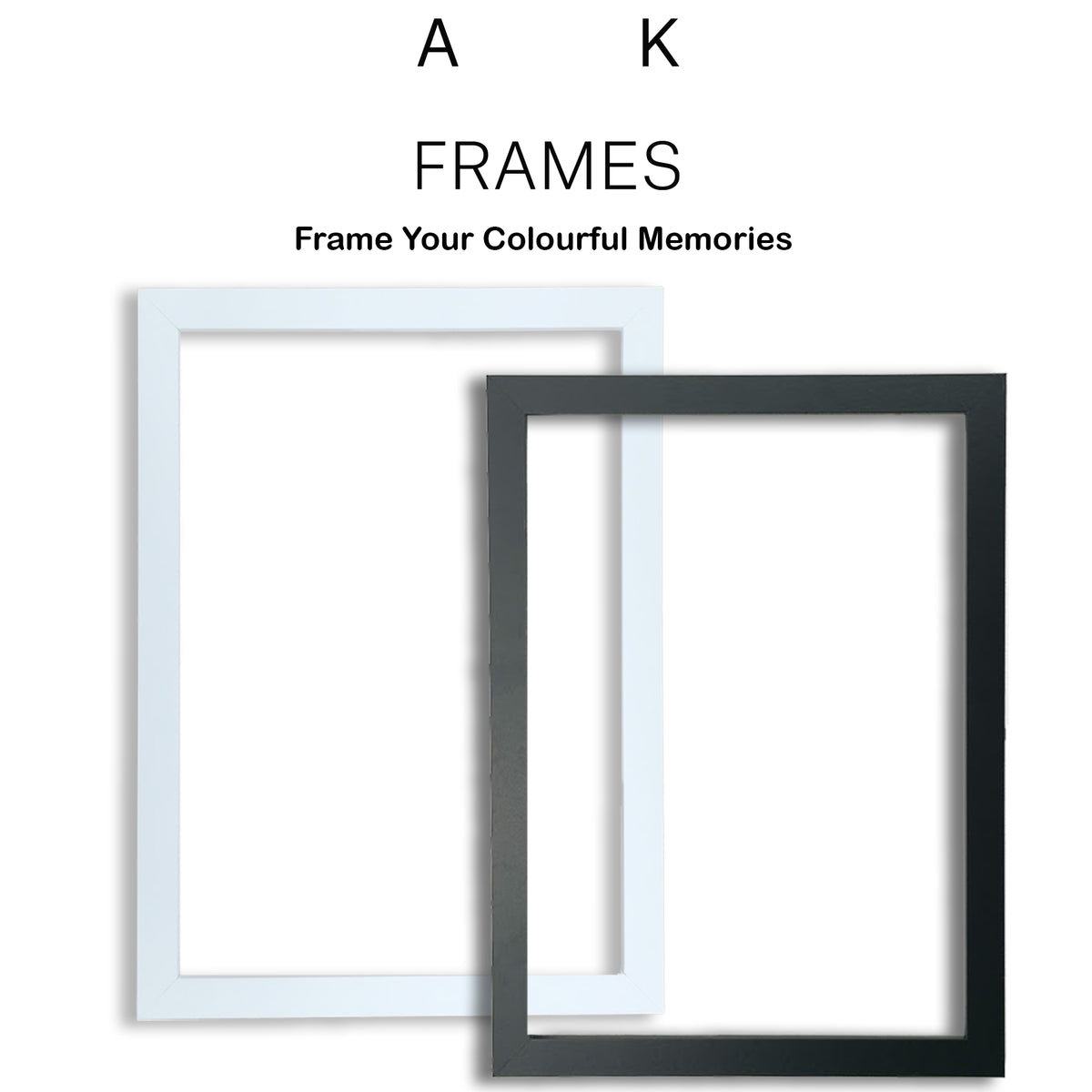 Modern Thin Range Black & White – AK Frames Ltd